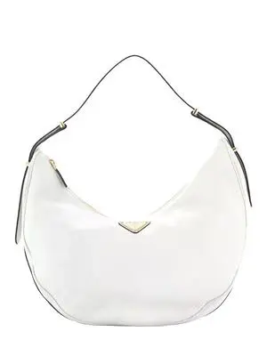 Prada Arque Half Moon Large Hobo Bag - White