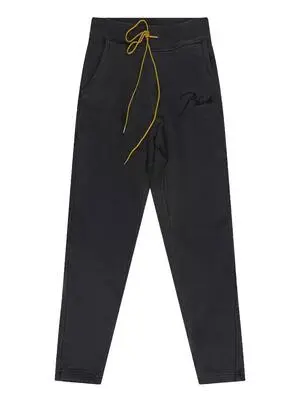 Rhude Script Logo Relaxed Track Pants - Black