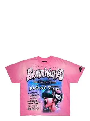 HELLSTAR Short-sleeved Graphic T-shirt - Pink