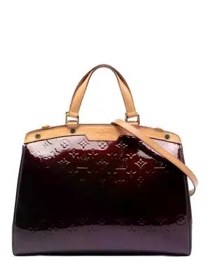 LOUIS VUITTON 2012 Monogram Vernis Brea Gm Satchel - Purple