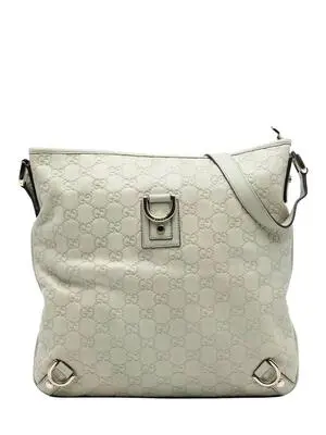 Gucci Ssima Abbey D-ring Crossbody Bag - White