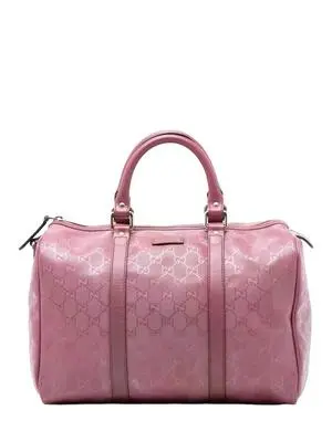 Gucci Gg Imprime Joy Boston Bag - Pink