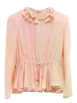 CHLOÉ Ruffled Floral Print Blouse