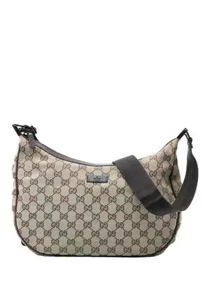 Gucci Gg Canvas Crossbody Bag - Brown