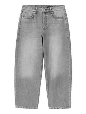 ALLSAINTS Curve Barrel Leg Denim Jeans - Grey