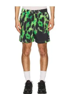 Nike Woven Lightweight Ripstop Shorts - Mean Green & White