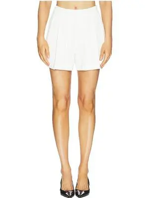 L'Agence Naamah Pleated Short - Ivory