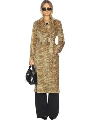 LAMARQUE Leslie Trench Coat - Tiger