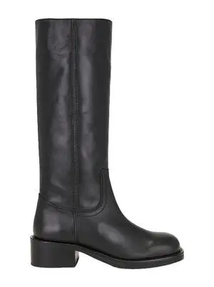 Steve Madden Riggs Leather Boots - Black