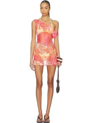 DONDE ESTEBAN Toronja Salpicon Mini Dress - Multi