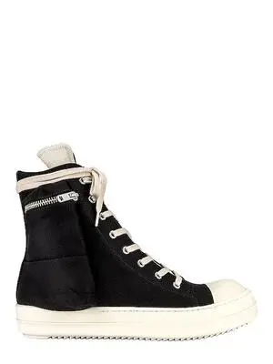 Rick Owens Cargo Sneaks - Black & Milk