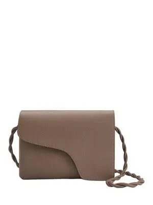 ATP ATELIER Duronia Grained Leather Mini Crossbody Bag - Tahini