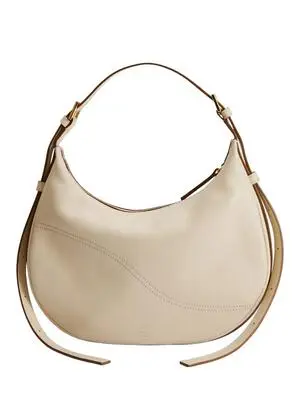 ATP ATELIER Liveri Grained Leather Hobo Bag - Mandorla