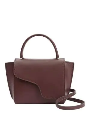 ATP ATELIER Montalcino Leather Mini Handbag - Grumello
