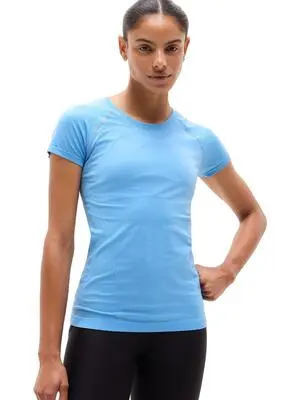 Athleta Athleta Momentum Seamless Tee Breeze