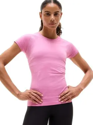 Athleta Athleta Momentum Seamless Tee Waterlily