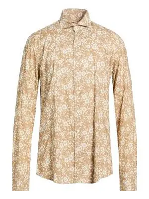 BASTONCINO Shirt Size Viscose, Linen - Beige