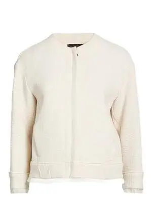 Emporio Armani Jacket In Crepe - White