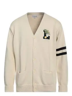 Lacoste Cotton-wool Cardigan - Beige