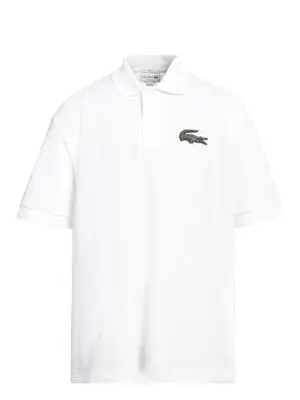 Lacoste Polo Shirt Size Cotton - White