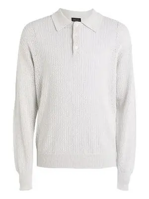 ROBERTO COLLINA Light Cotton-blend Knit Sweater - Grey