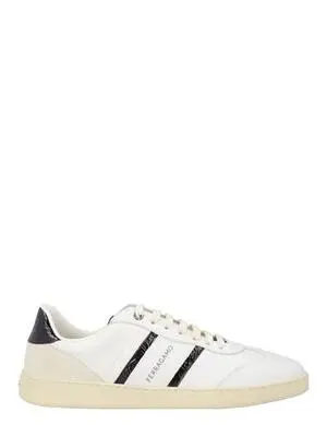 FERRAGAMO Calfskin Sneakers - White