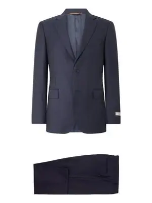 Canali Wool-twill Suit - Blue