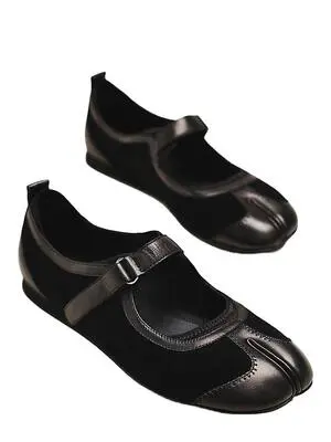 Jeffrey Campbell Thalion Split-toe Mary Janes - Black