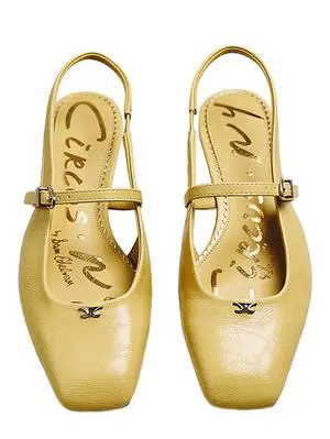 CIRCUS NY BY SAM EDELMAN Elara Slingback Flats - Light Yellow