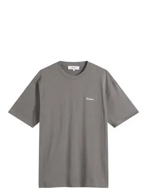 PALMES Logo Stitch T-shirt - Charcoal
