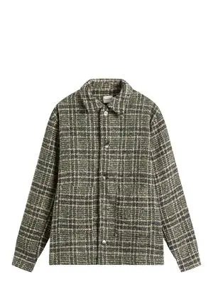 BOUND Textured Woven Overshirt - Yosemite Check