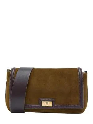 ANYA HINDMARCH Mortimer Suede Cross-body Bag - Green