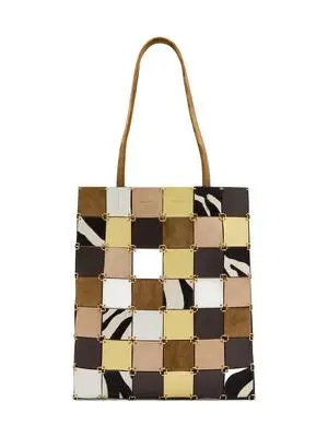 Khaite Emma Small Panelled Tote Bag - Multicoloured