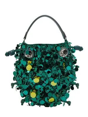 ANYA HINDMARCH Beetle Sequin-Embellished Cross-Body Bag