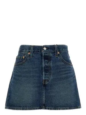 LEVI'S Iconic Mini Skirt - Blue