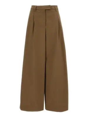 THELATEST Deva Gabardine Trousers - Brown