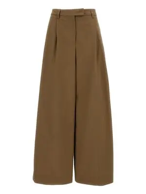 THELATEST Pantalone Deva Gabardina - Marrone