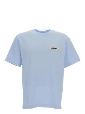 Jacquemus The Gros Grain T-shirts - Sky Blue