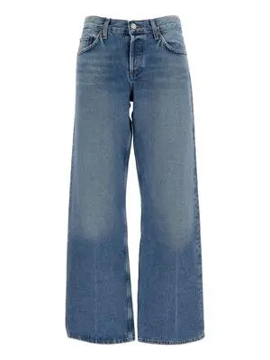 AGOLDE Low-rise Loose Jeans - Blue