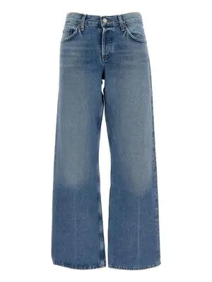 AGOLDE Low-rise Loose Jeans - Blue