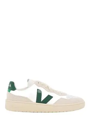VEJA V-90 Leather Trainers - White