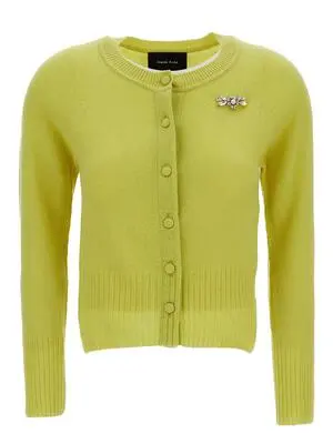 Simone Rocha Cashmere Cardigan - Yellow