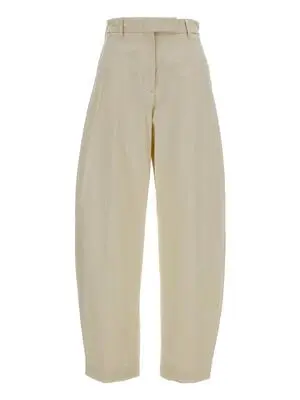 THELATEST Dina Gabardine Trousers - White