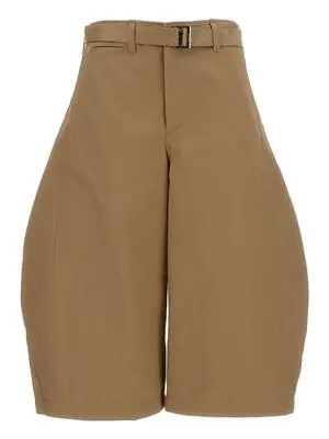 Sacai Chino Short Trousers - Beige