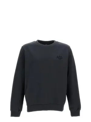 A.p.c. Classic Sweatshirt Rue Madame - Black
