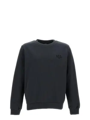 A.p.c. Classic Sweatshirt Rue Madame - Nero