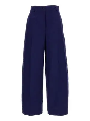 Alberto Biani Pantalone A Gamba Larga - Blu