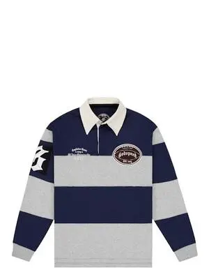 GODSPEED Classic Field Rugby Shirt - Navy Blue/heather