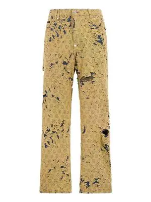 Philipp Plein Distressed Denim Jeans - Neutrals