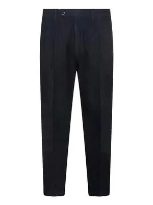 GTA Pleated Tailored Trousers - Blue